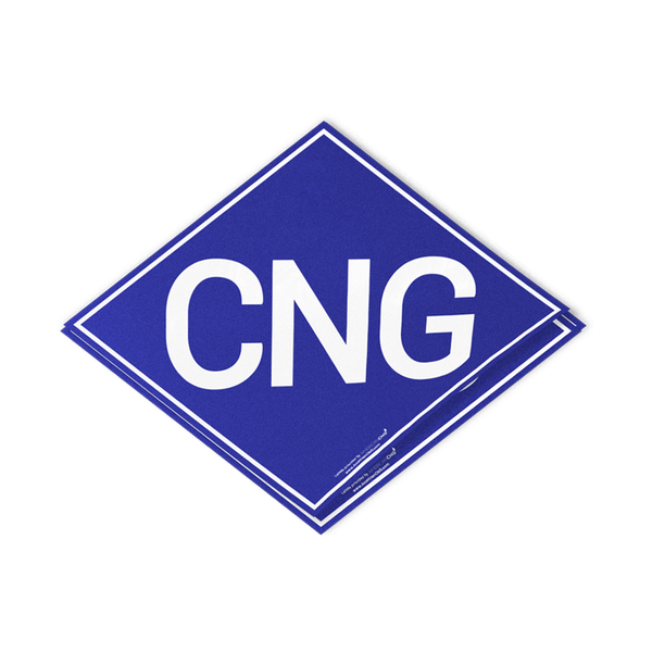 Light Duty Reflective CNG Decal | American CNG